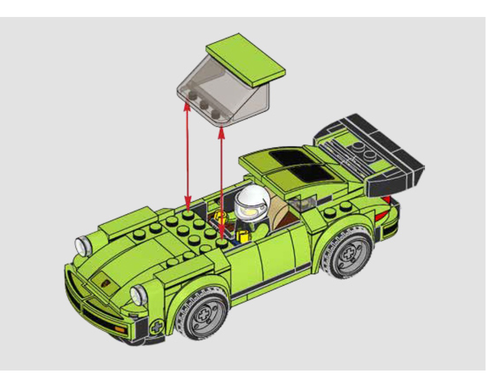 LEGO Set 75888-1-s1 Porsche 911 Turbo 3.0 (2018 Speed Champions ...