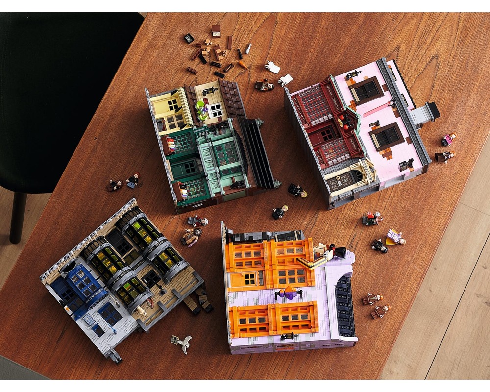 LEGO Set 75978-1 Diagon Alley (2020 Harry Potter) | Rebrickable - Build ...