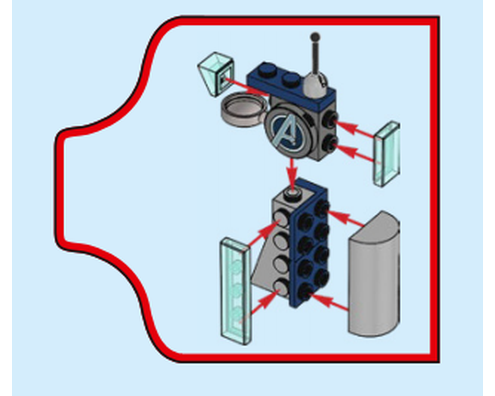 LEGO Set 76196-1-s19 2021 - Day 19: Avengers Tower (2021 Seasonal > Advent) | Rebrickable ...