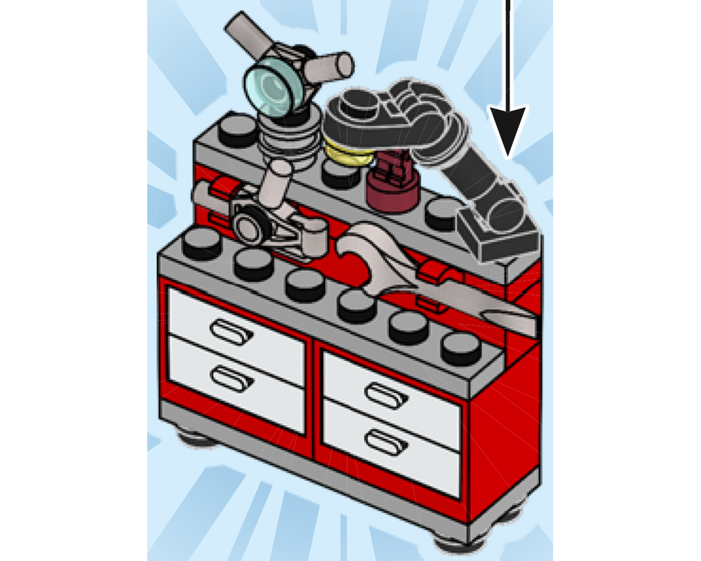 LEGO Set 76216-1-s5 Work Bench (2022 Super Heroes Marvel > Avengers ...