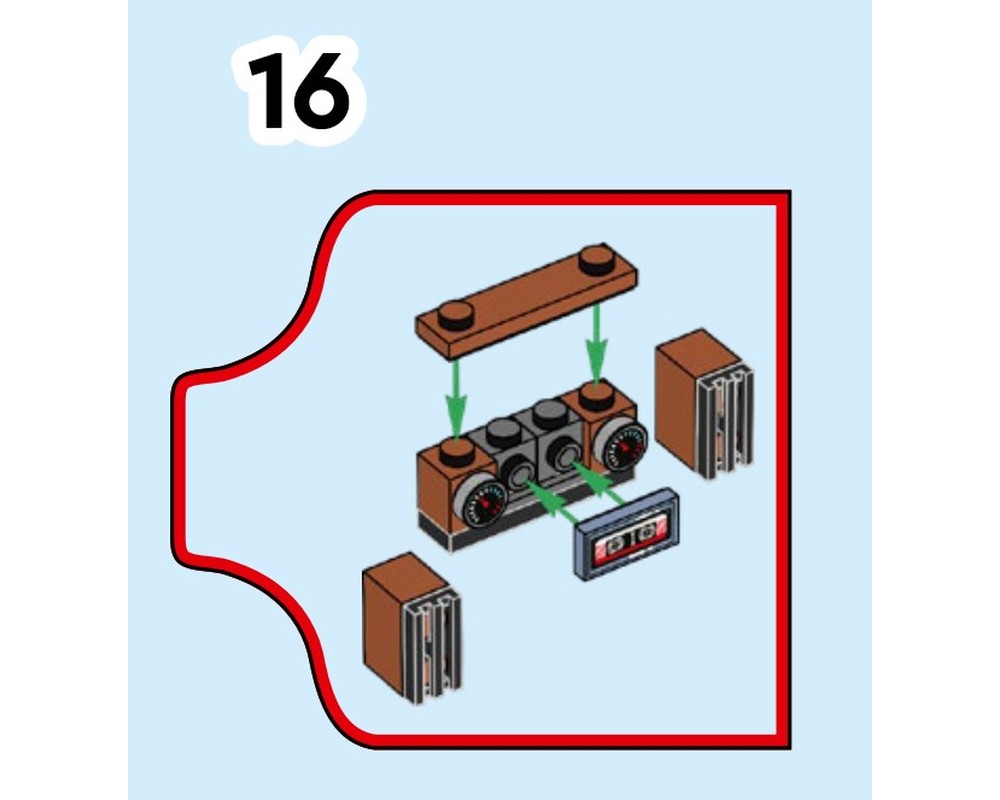 LEGO Set 76231-1-s16 2022 - Day 16: Radio with Speakers (2022 Seasonal ...