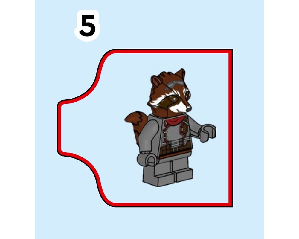 LEGO Set 76231-1-s5 2022 - Day 5: Rocket Raccoon (2022 Seasonal ...