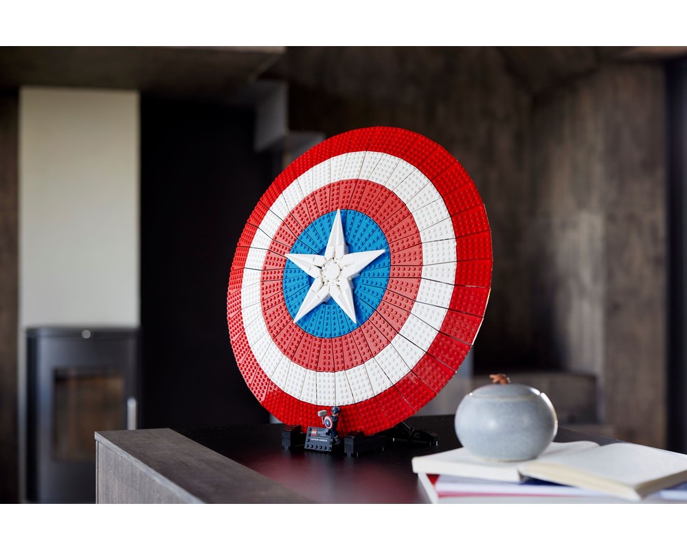 LEGO Set 76262-1 Captain America's Shield (2023 Super Heroes Marvel ...