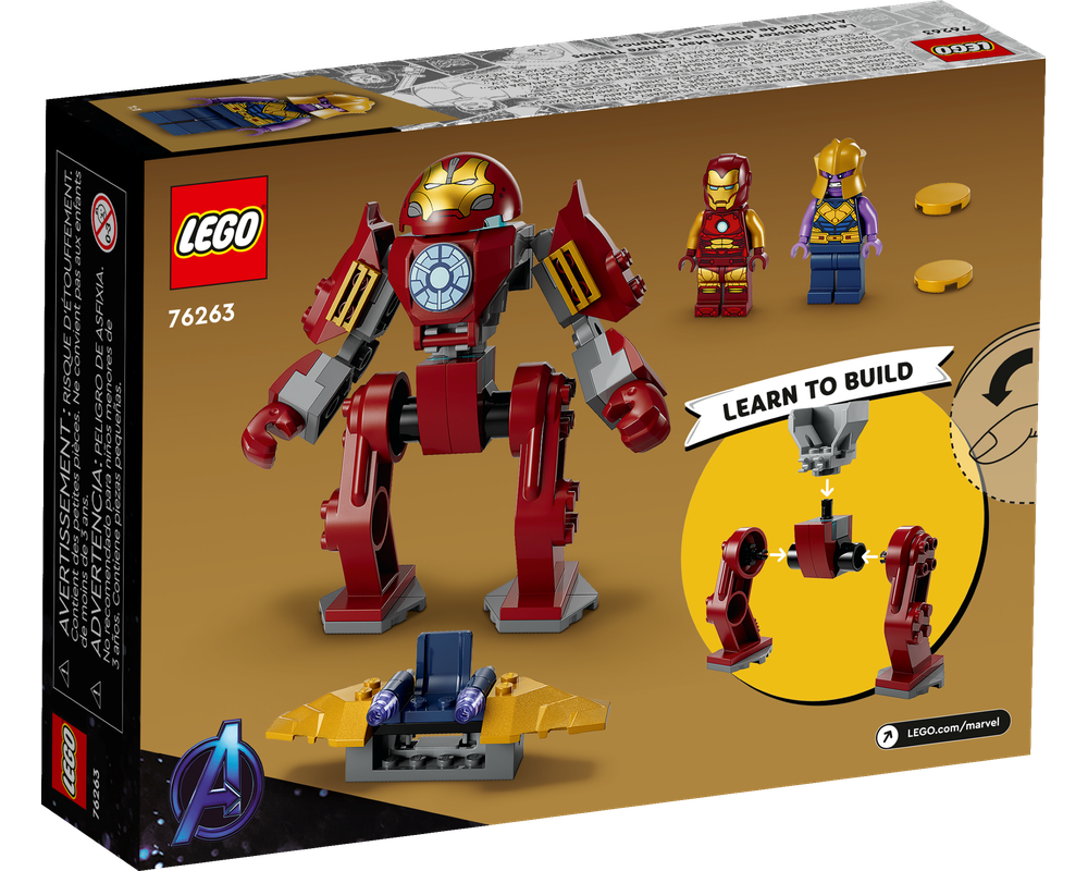 LEGO Set 76263-1 Iron Man Hulkbuster vs. Thanos (2023 Super Heroes ...