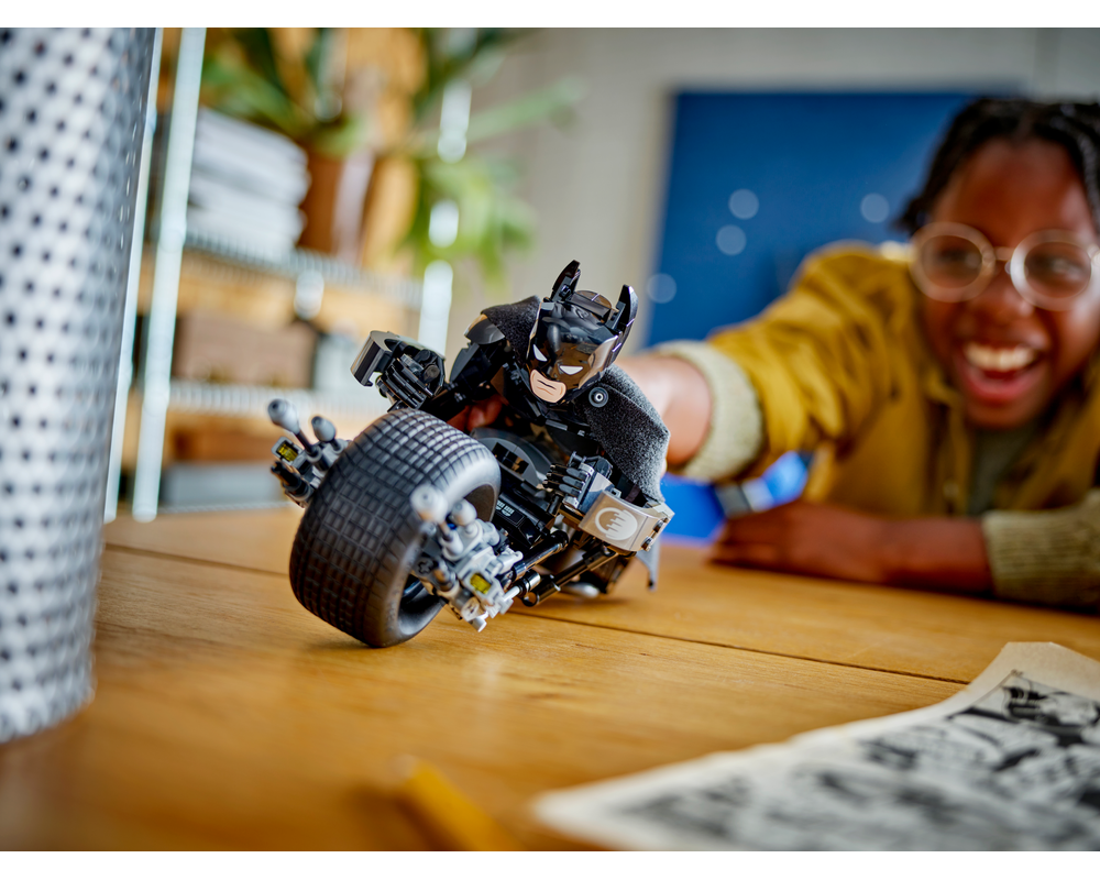 LEGO Set 76273-1 Batman Construction Figure and the Bat-Pod Bike (2024 ...