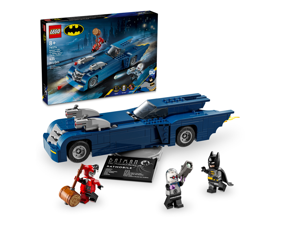 LEGO Set 76274-1 Batman with the Batmobile vs Harley Quinn and Mr ...