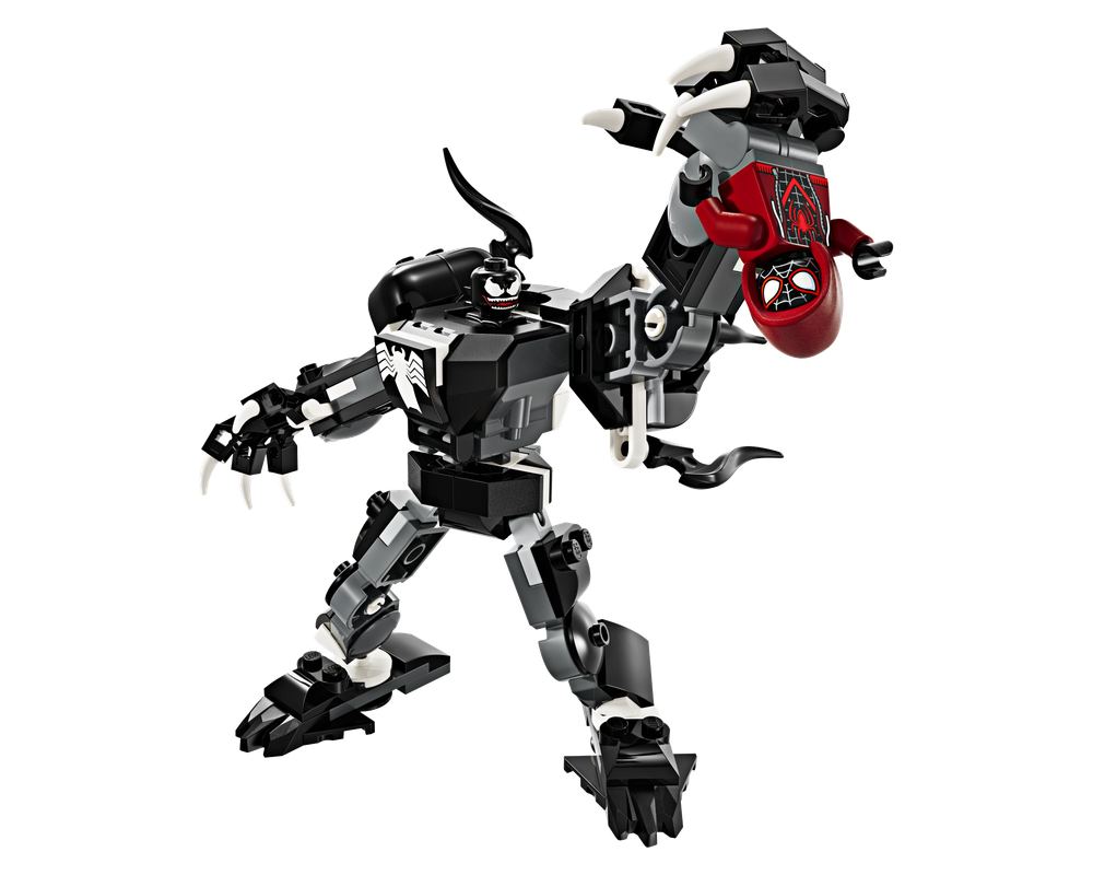 LEGO Set 76276-1 Venom Mech Armor vs. Miles Morales (2024 Super Heroes ...