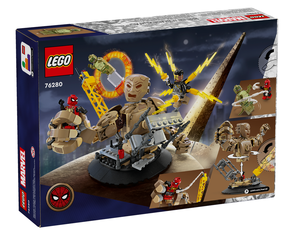 LEGO Set 76280-1 Spider-Man vs. Sandman: Final Battle (2024 Super Heroes Marvel > Spider-Man ...