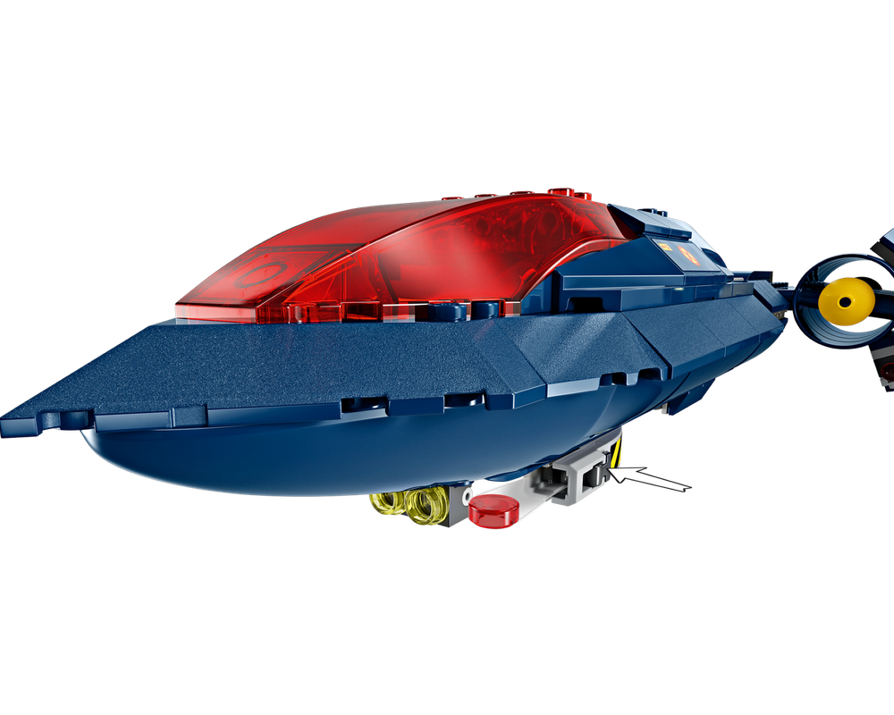 LEGO Set 76281-1 X-Men X-Jet (2024 Super Heroes Marvel > X-Men ...