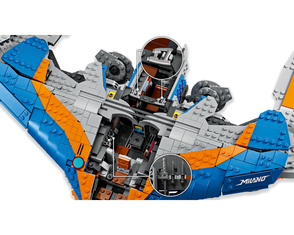 LEGO Set 76286-1 The Milano Spaceship (2024 Super Heroes Marvel ...