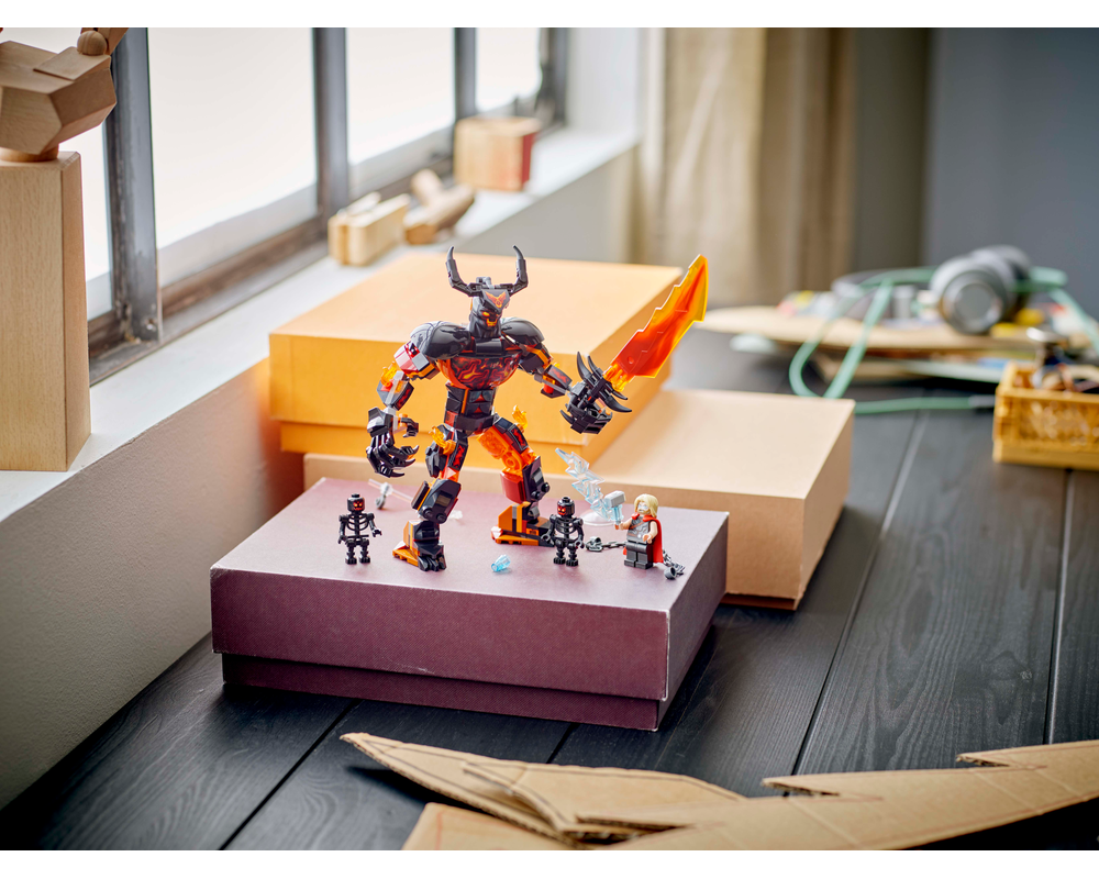 LEGO Set 76289-1 Thor vs. Surtur Construction Figure (2024 Super Heroes ...