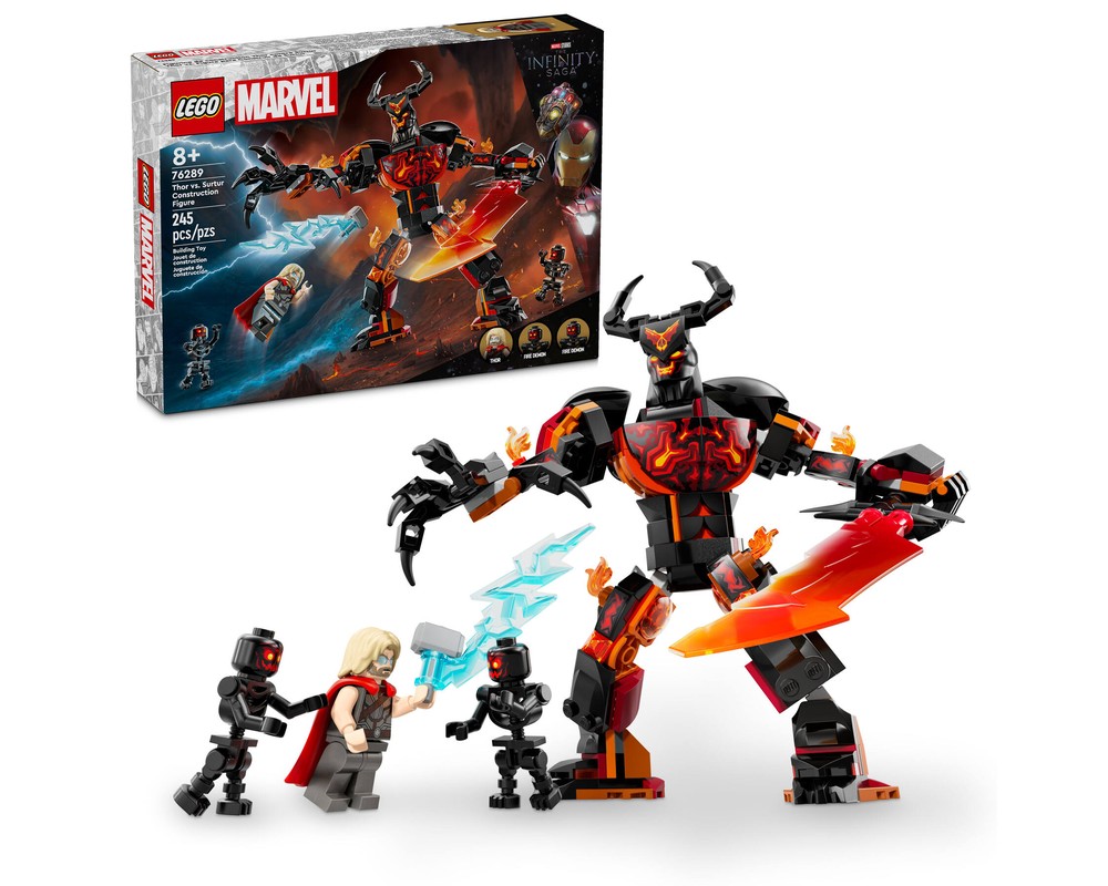 LEGO Set 76289-1 Thor vs. Surtur Construction Figure (2024 Super Heroes ...