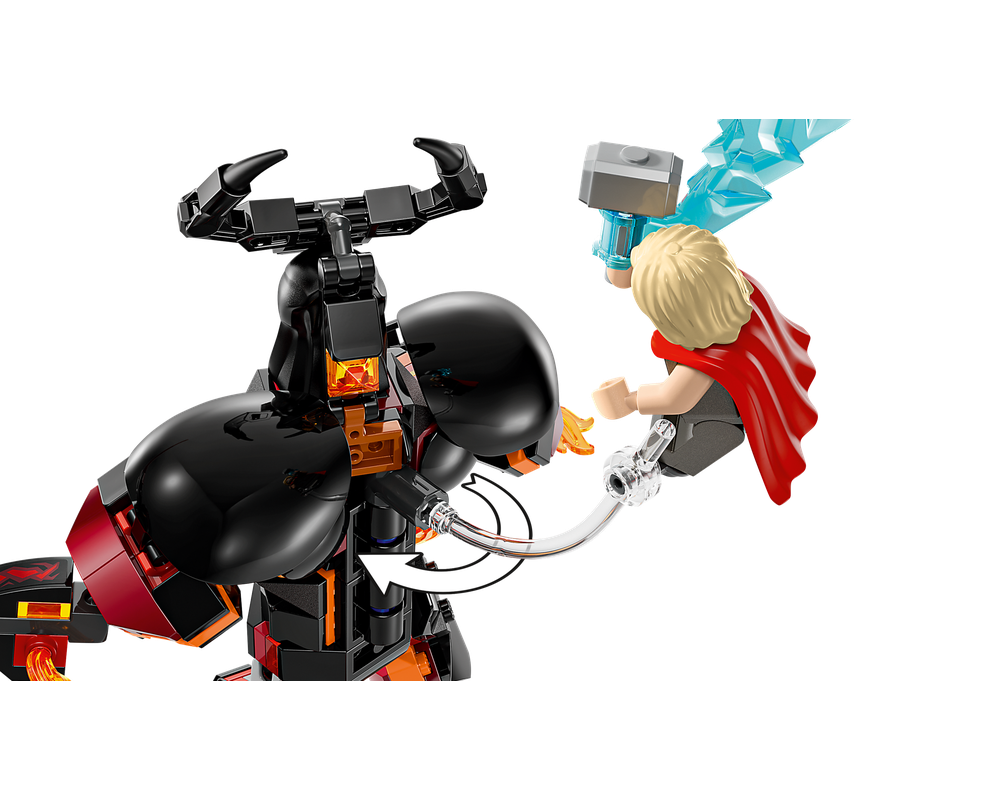 LEGO Set 76289-1 Thor vs. Surtur Construction Figure (2024 Super Heroes ...