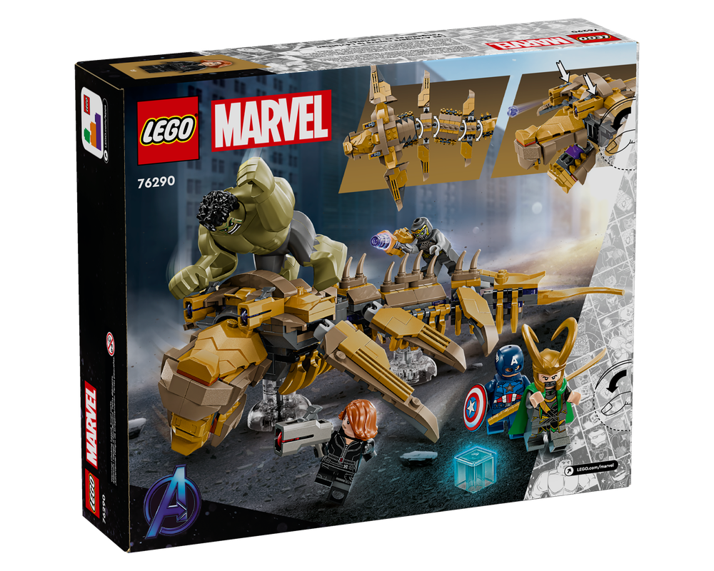 LEGO Set 76290-1 The Avengers vs. The Leviathan (2024 Super Heroes ...
