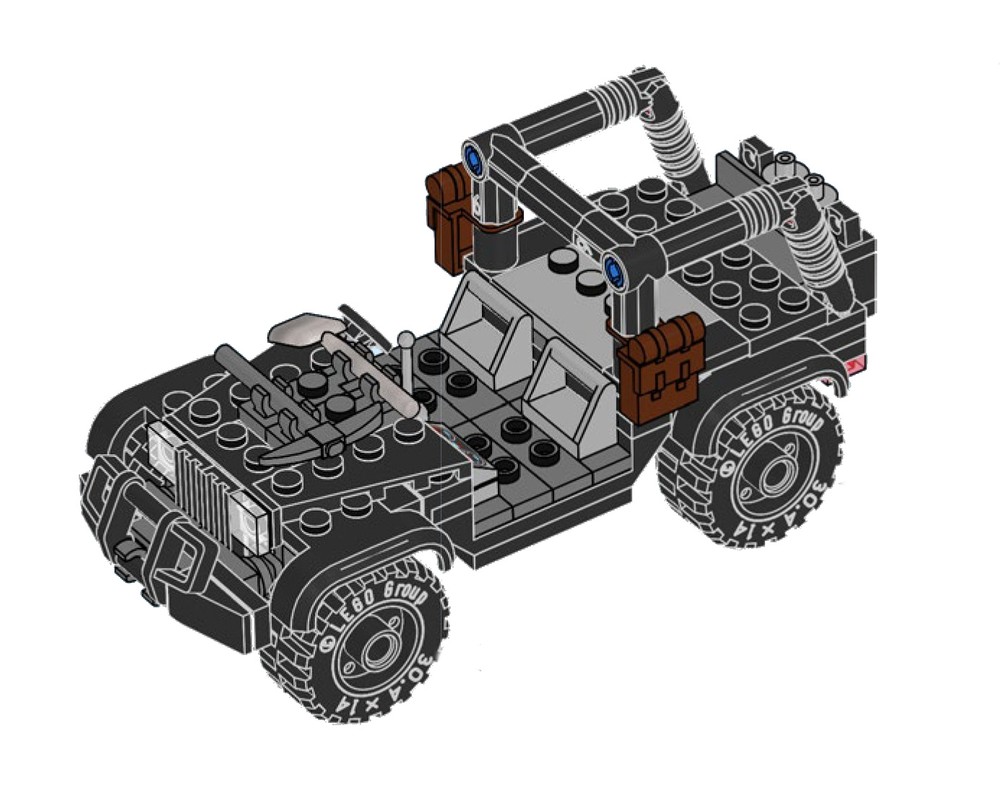 LEGO Set 76291-1-s1 Jeep (2024 Super Heroes Marvel > The Infinity Saga ...