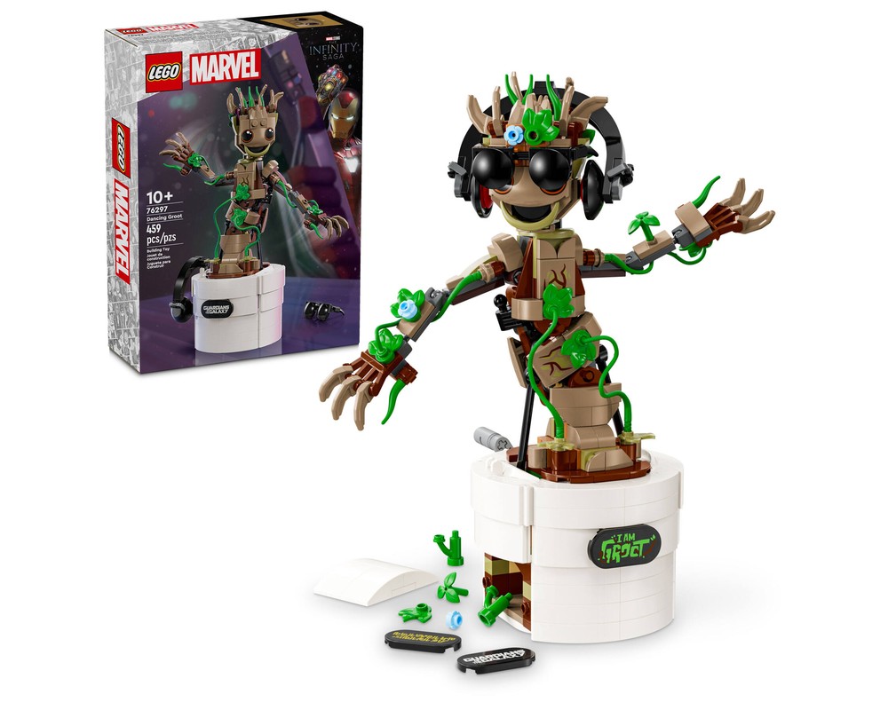 LEGO Set 76297-1 Dancing Groot (2024 Super Heroes Marvel > The Infinity ...