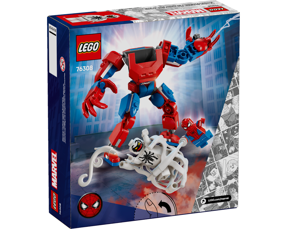 LEGO Set 76308-1 Spider-Man Mech vs. Anti-Venom (2025 Super Heroes ...