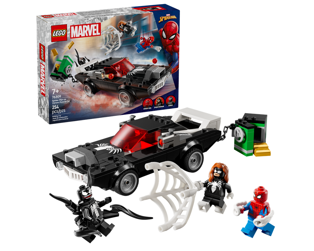 LEGO Set 76309-1 Spider-Man vs. Venom Muscle Car (2025 Super Heroes ...