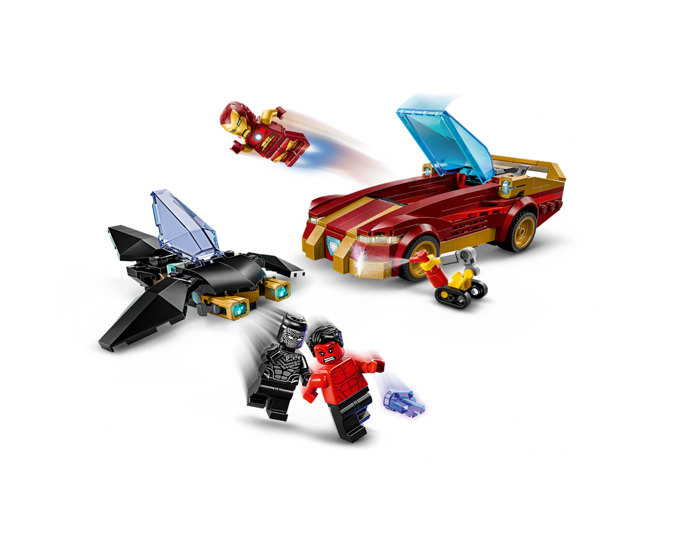 LEGO Set 76310-1 Iron Man Car & Black Panther vs. Red Hulk (2025 Super ...