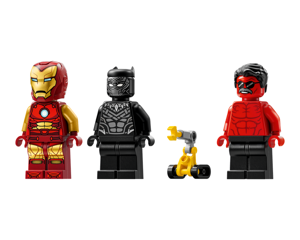 LEGO Set 76310-1 Iron Man Car & Black Panther vs. Red Hulk (2025 Super ...