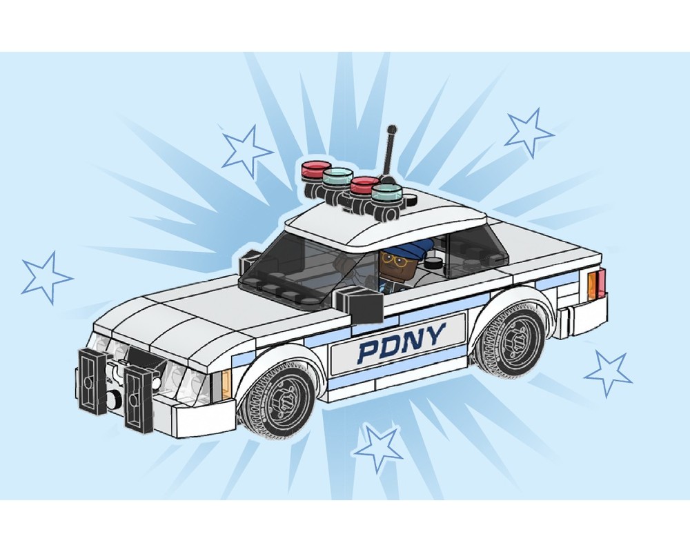 LEGO Set 76311-1-s1 Police Car (2025 Super Heroes Marvel > Spider-Man ...