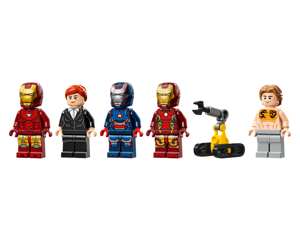 LEGO Set 76315-1 Iron Man's Laboratory: Hall of Armor (2025 Super ...