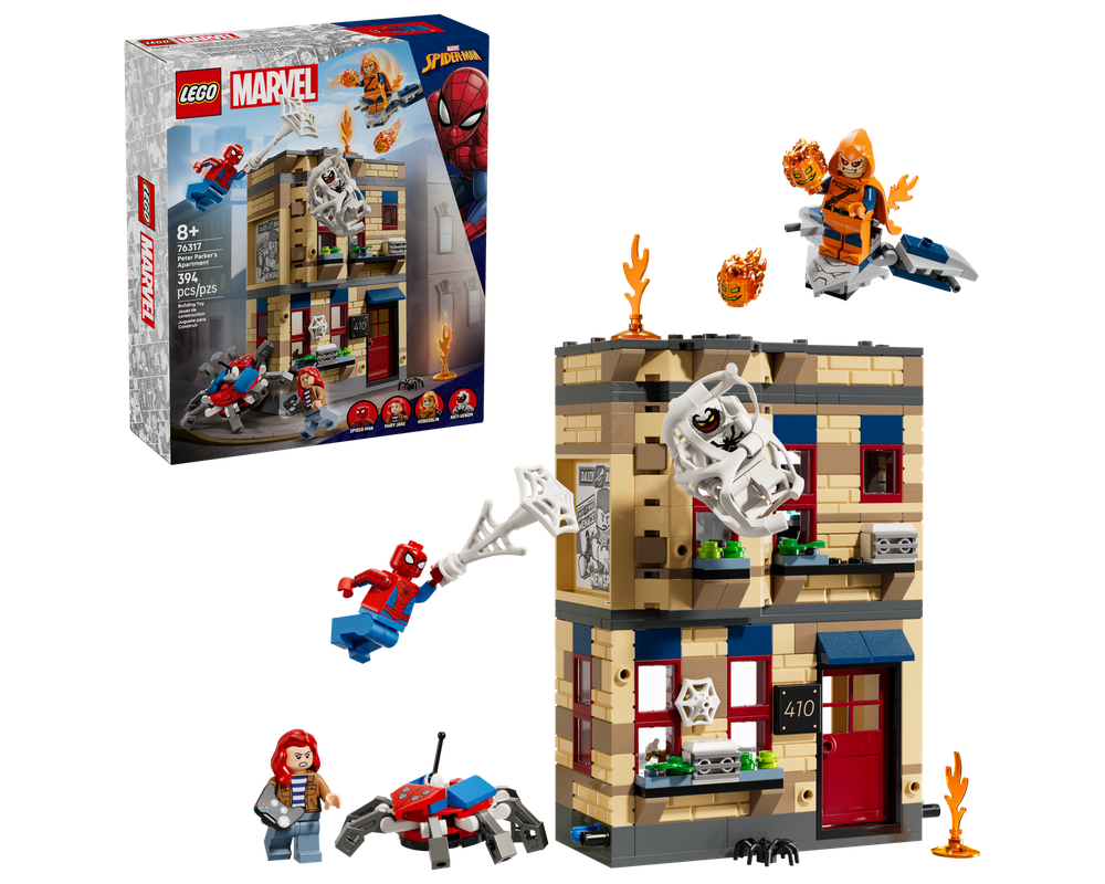 LEGO Set 76317-1 Peter Parker’s Apartment (2025 Super Heroes Marvel ...