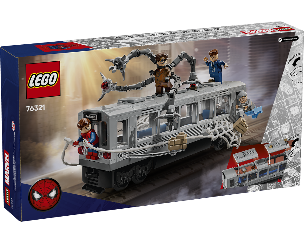 LEGO Set 76321-1 Spider-Man vs. Doc Ock Subway Train Scene (2025 Super ...