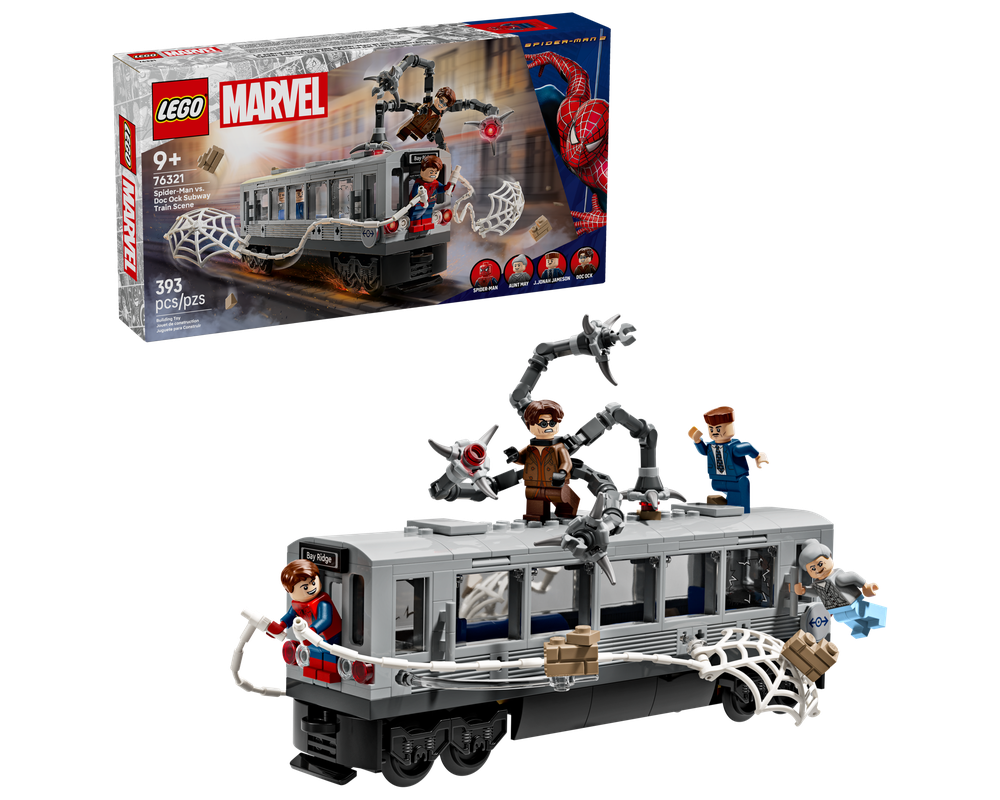 LEGO Set 76321-1 Spider-Man vs. Doc Ock Subway Train Scene (2025 Super ...