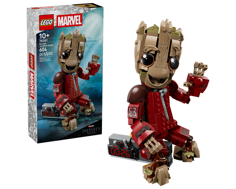 LEGO Set 76341-1 Ravager Jumpsuit Groot (2026 Super Heroes Marvel > The Infinity Saga ...