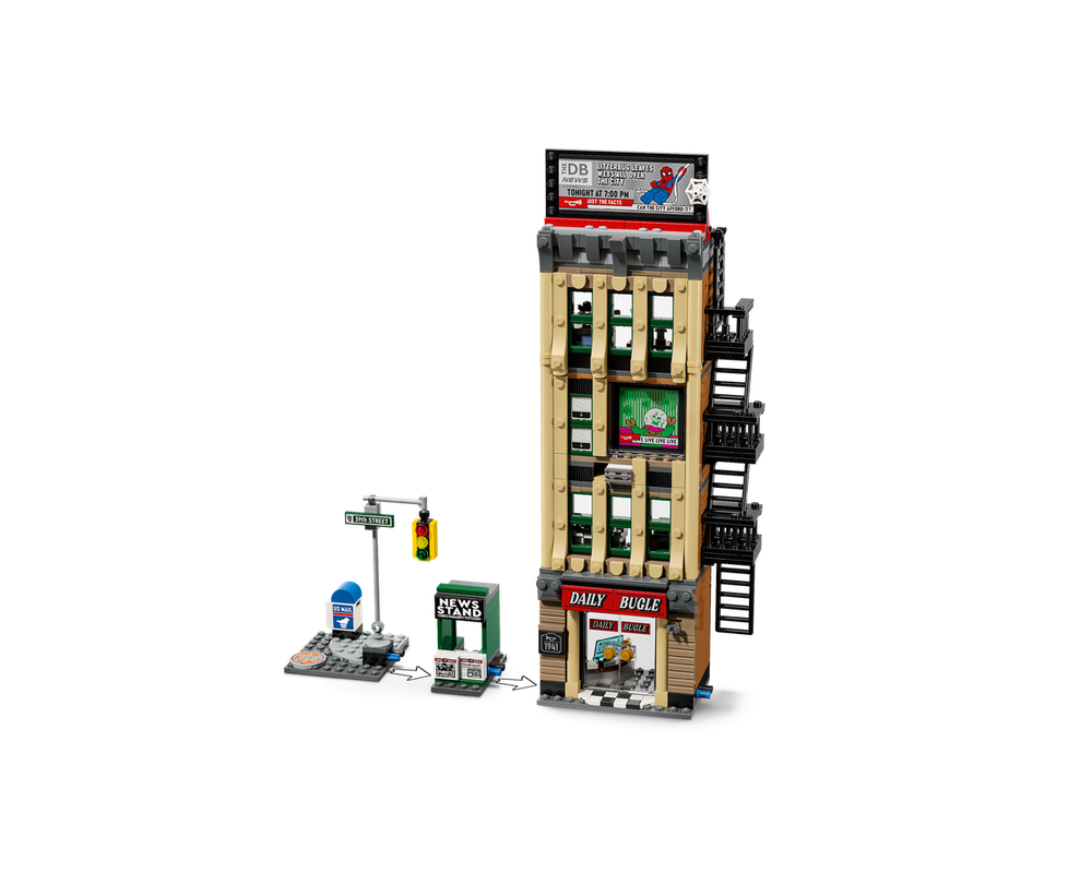 LEGO Set 76342-1 Spider-Man vs. Mysterio: The Daily Bugle (2026 Super ...