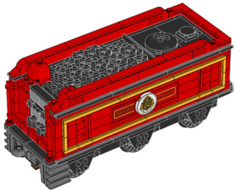 LEGO Set 76405-1-s3 Tender (2022 Harry Potter) | Rebrickable - Build ...