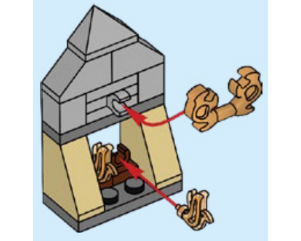 LEGO Set 76418-1-s19 2023 - Day 19: Fireplace (2023 Seasonal > Advent > Harry Potter ...