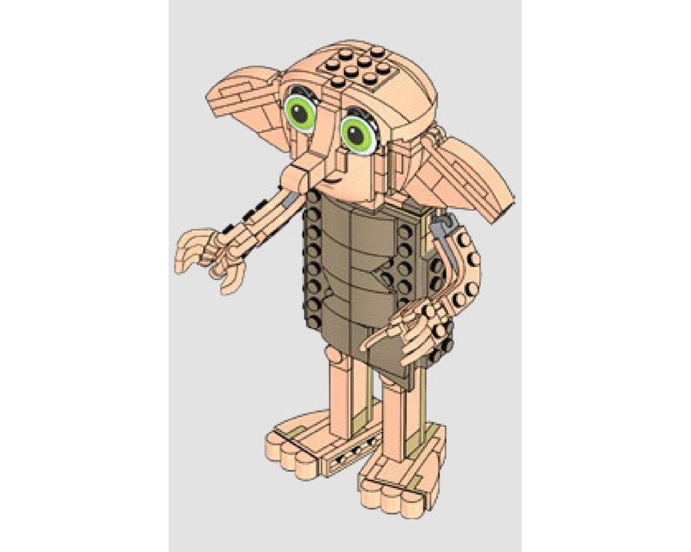 LEGO Set 76421-1-s3 Dobby (2023 Harry Potter) | Rebrickable - Build ...