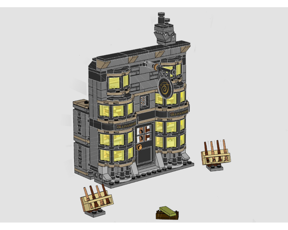 LEGO Set 76439-1-s1 Ollivanders (2024 Harry Potter) | Rebrickable ...