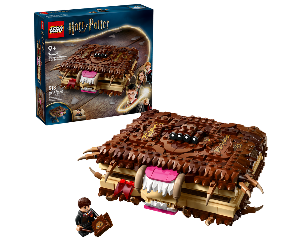 LEGO Set 76449-1 Chomping Monster Book of Monsters (2025 Harry Potter ...