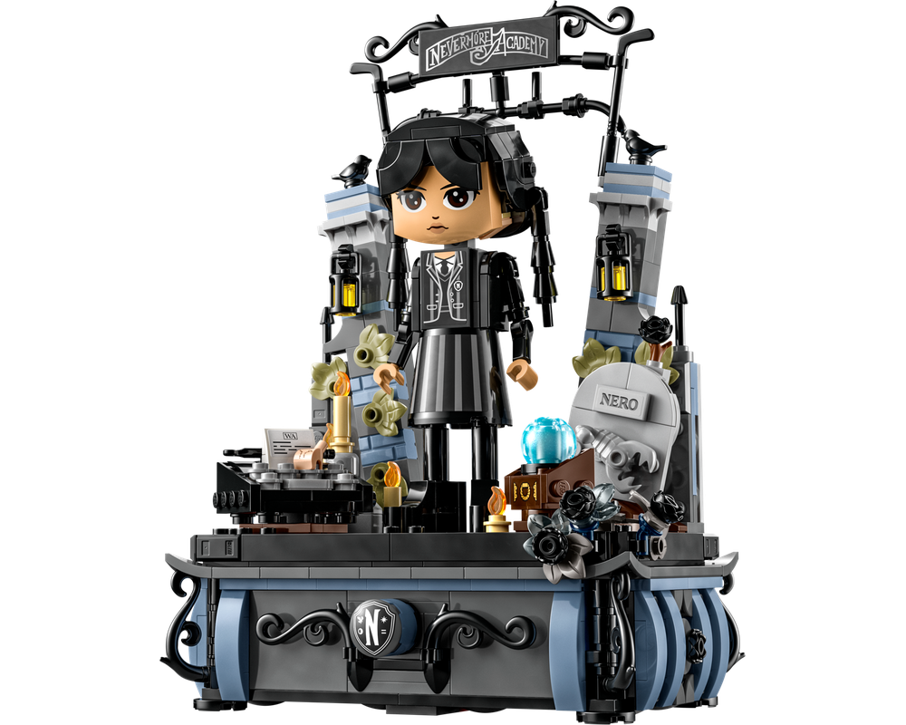 LEGO Set 76780-1 Wednesday Addams Figure (2024 Wednesday) | Rebrickable ...