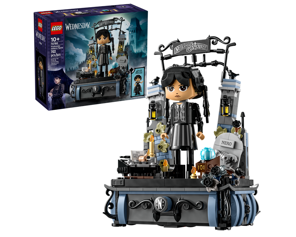 LEGO Set 76780-1 Wednesday Addams Figure (2024 Wednesday) | Rebrickable ...