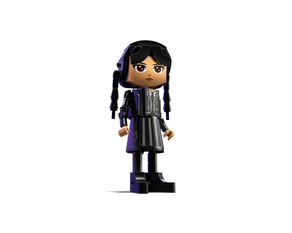 LEGO Set 76780-1 Wednesday Addams Figure (2024 Wednesday) | Rebrickable ...