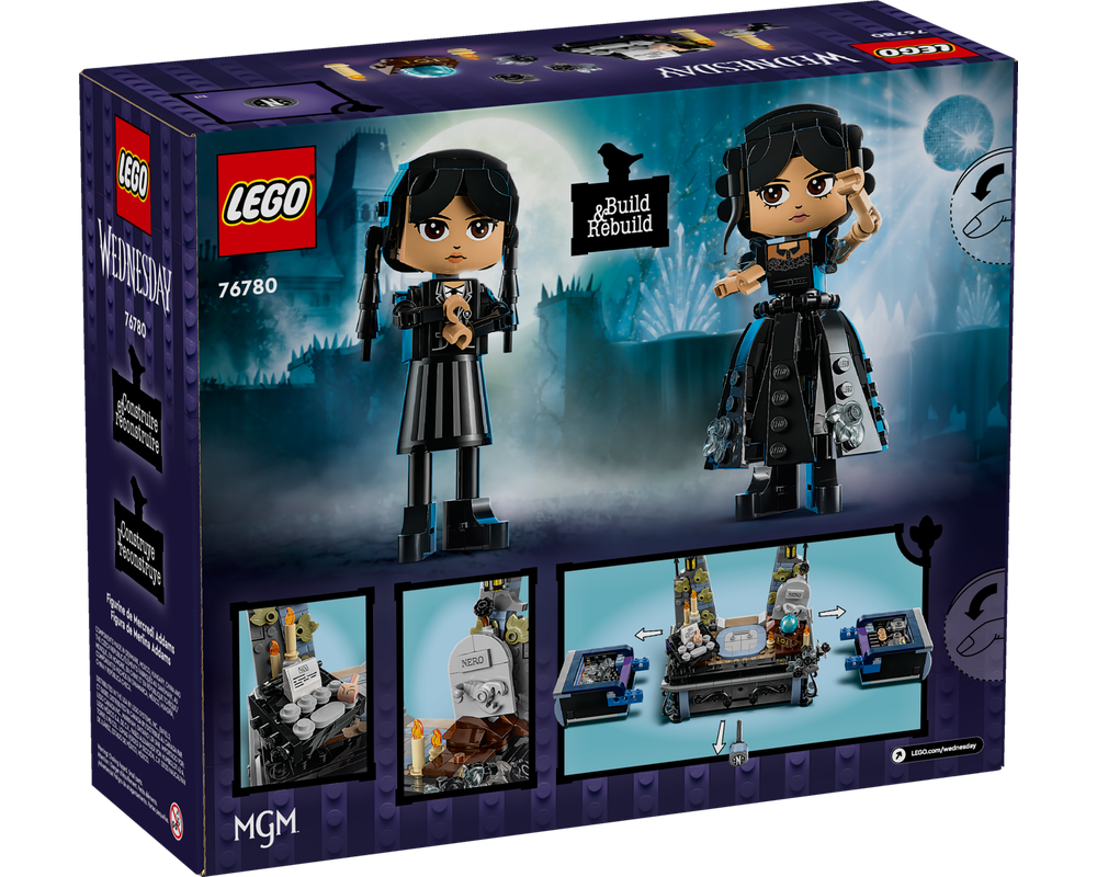 LEGO Set 76780-1 Wednesday Addams Figure (2024 Wednesday) | Rebrickable ...