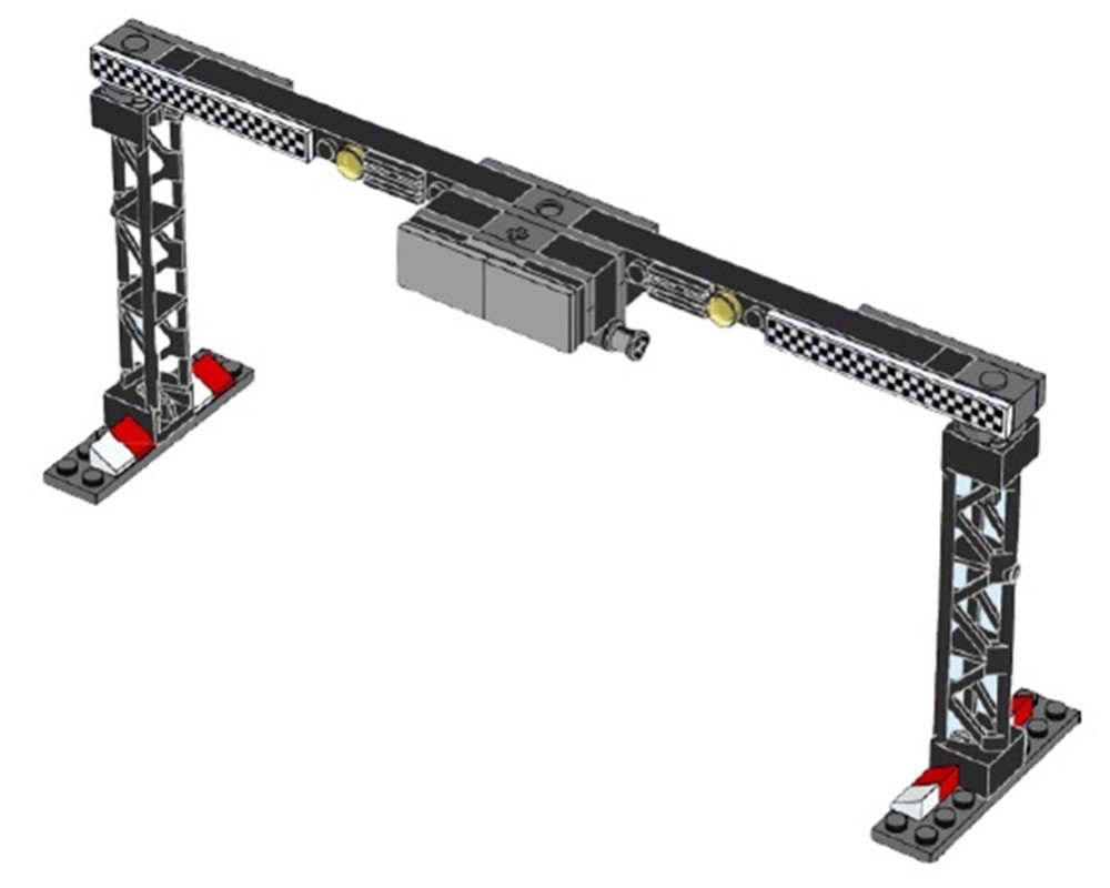 LEGO Set 76898-1-s3 Start Line Gantry (2020 Speed Champions ...