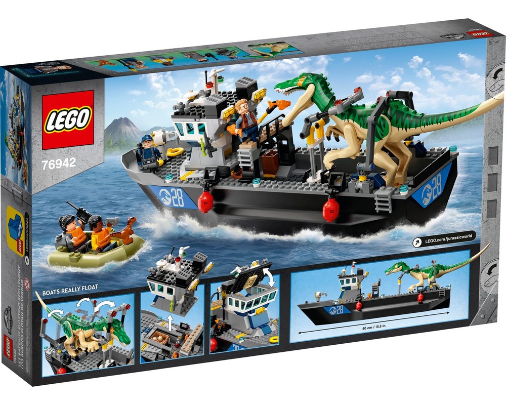 LEGO Set 76942-1 Baryonyx Dinosaur Boat Escape (2021 Jurassic World ...