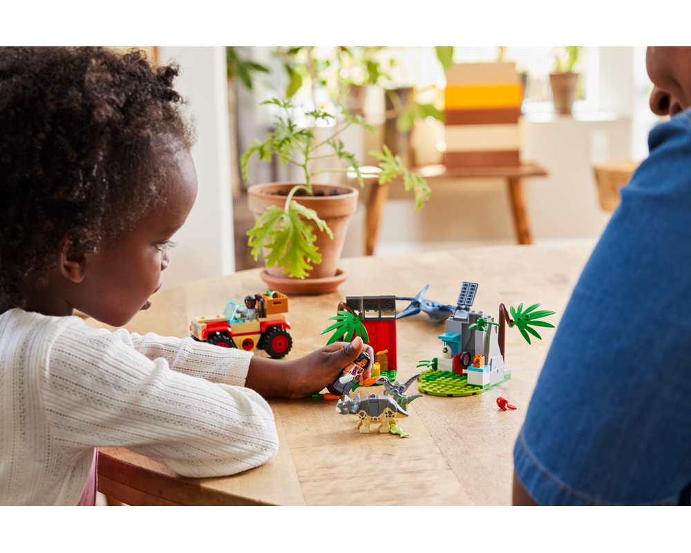 LEGO Set 76963-1 Baby Dinosaur Rescue Center (2024 Jurassic World ...