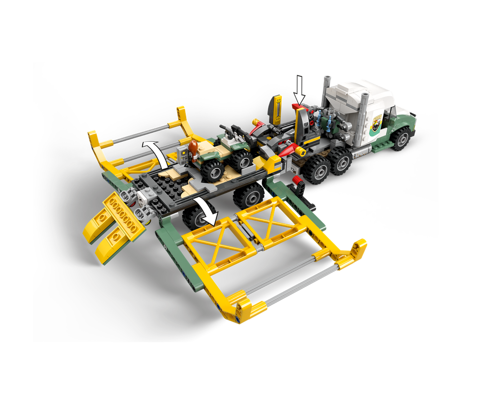 LEGO Set 76966-1 Dinosaur Missions: Allosaurus Transport Truck (2024 ...