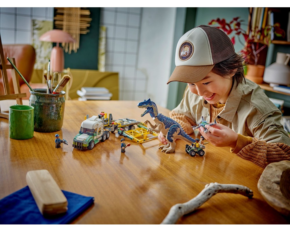 LEGO Set 76966-1 Dinosaur Missions: Allosaurus Transport Truck (2024 ...
