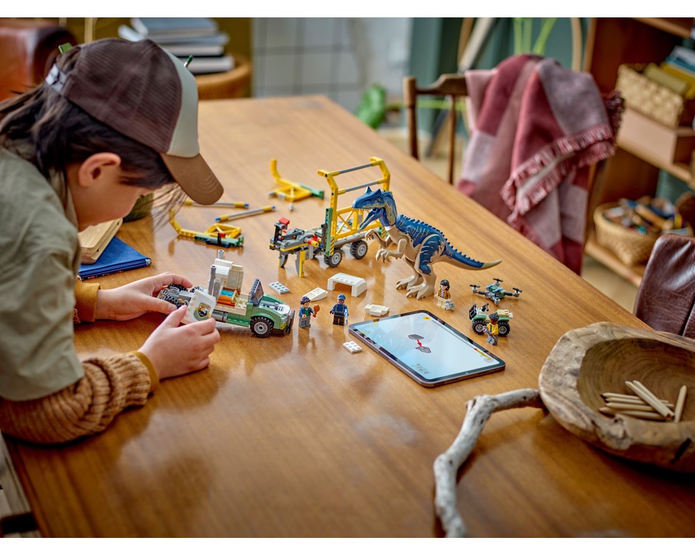 LEGO Set 76966-1 Dinosaur Missions: Allosaurus Transport Truck (2024 ...