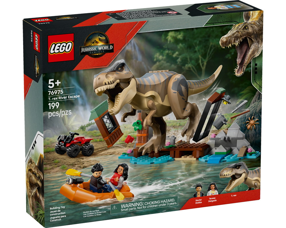 LEGO Set 76975-1 T. rex River Escape (2025 Jurassic World ...
