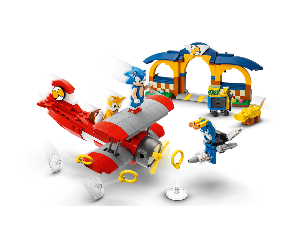 LEGO Set 76991-1 Tails' Workshop and Tornado Plane (2023 Sonic The ...