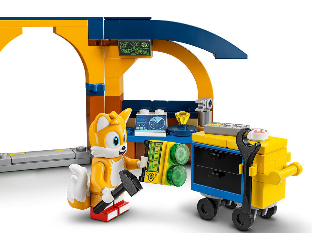 LEGO Set 76991-1 Tails' Workshop and Tornado Plane (2023 Sonic The ...