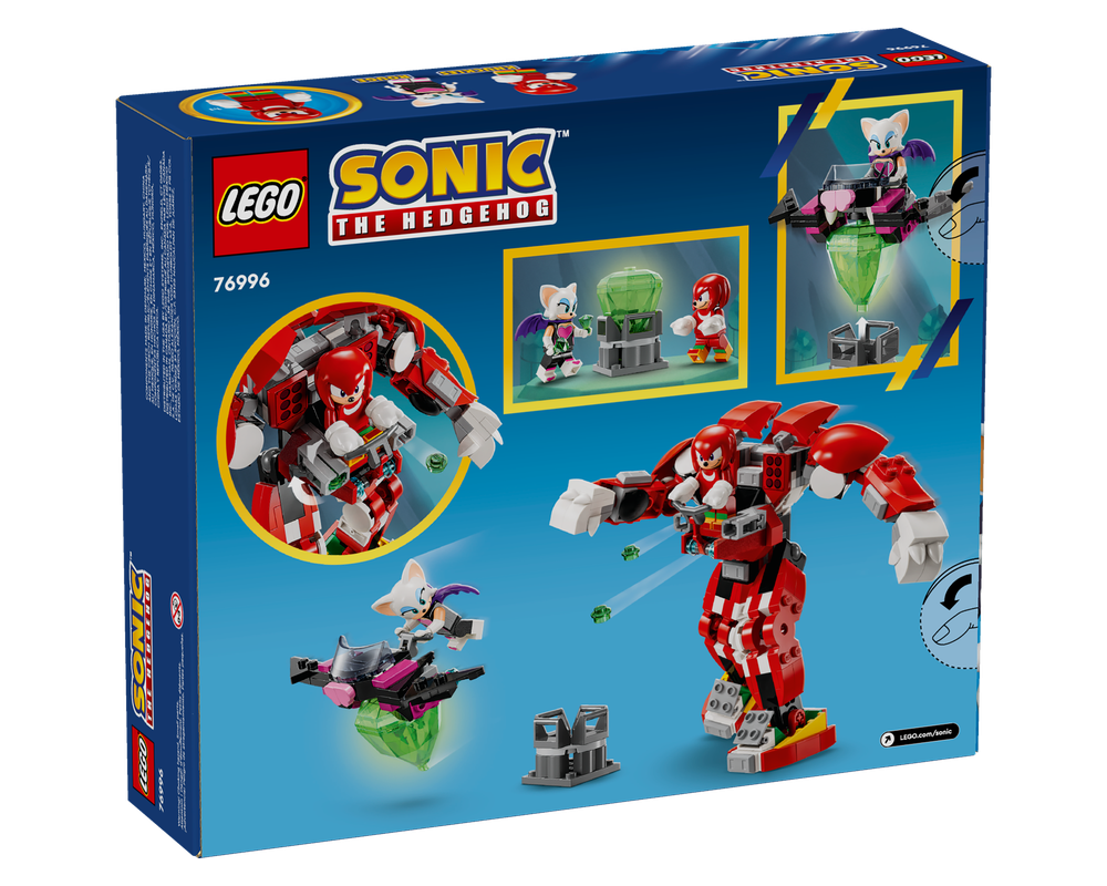 Lego Set 76996 1 Knuckles Guardian Mech 2024 Sonic The Hedgehog